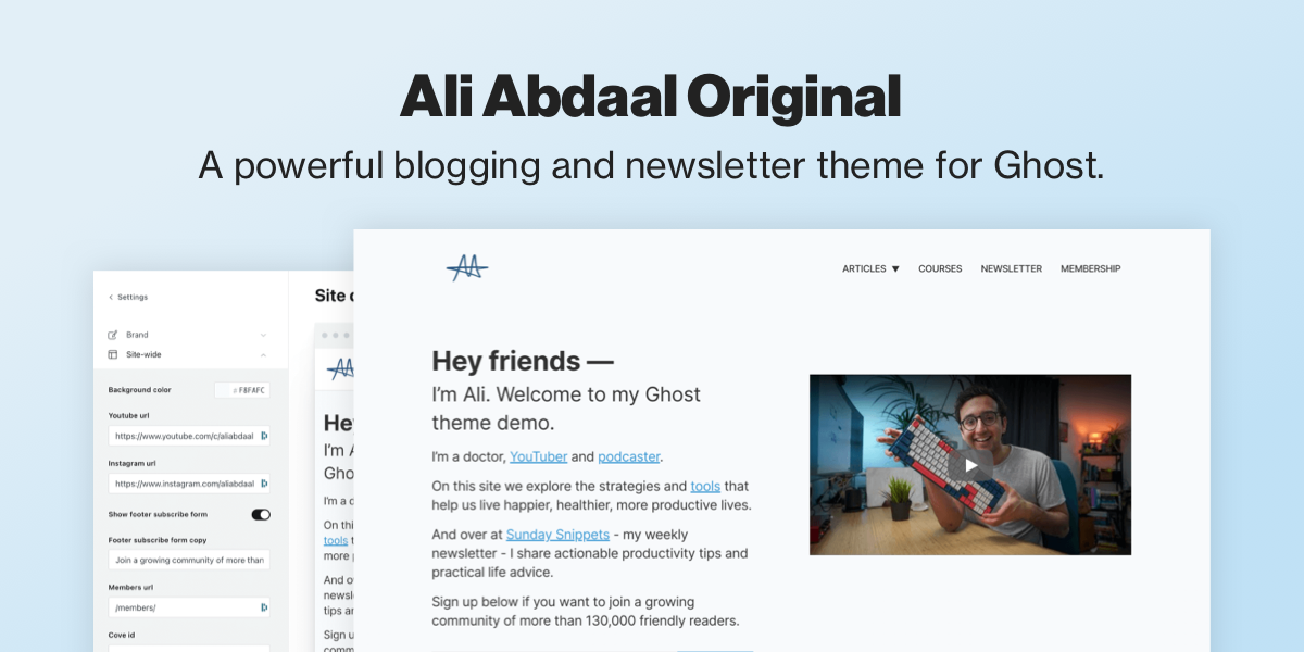 Podcast · Ali Abdaal Demo